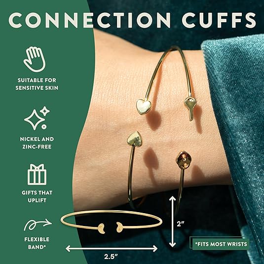 Connection Cuff - Yin Yang - Balance – Mildred and Mable's