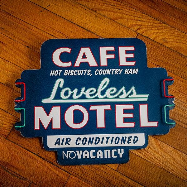 Tin Loveless Sign – Mildred and Mable's